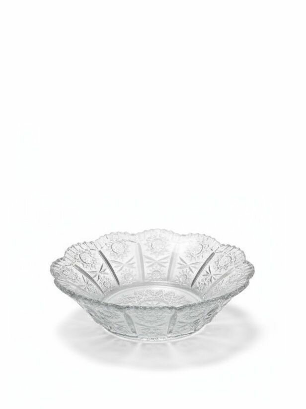 Стеклянная тарелочка розетка для орешков и варенья