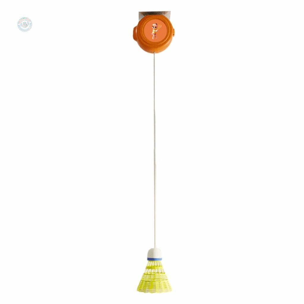 Тренажер для бадминтона с автоматическим возвратом волана, портативный робот для тренировок, улучшение техники ударов и реакции