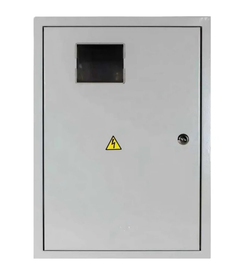 Ящик KRZMI железный герметичный для трехфазного счетчика ЩУ-3Н-12 480 350 160 стекло IP55