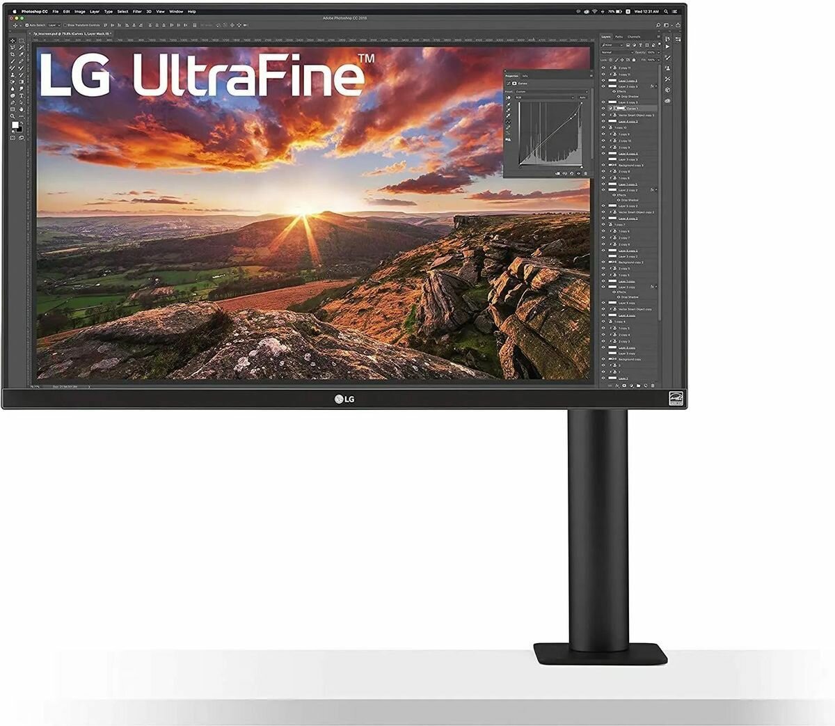 Монитор LG 27UN880-B, черный