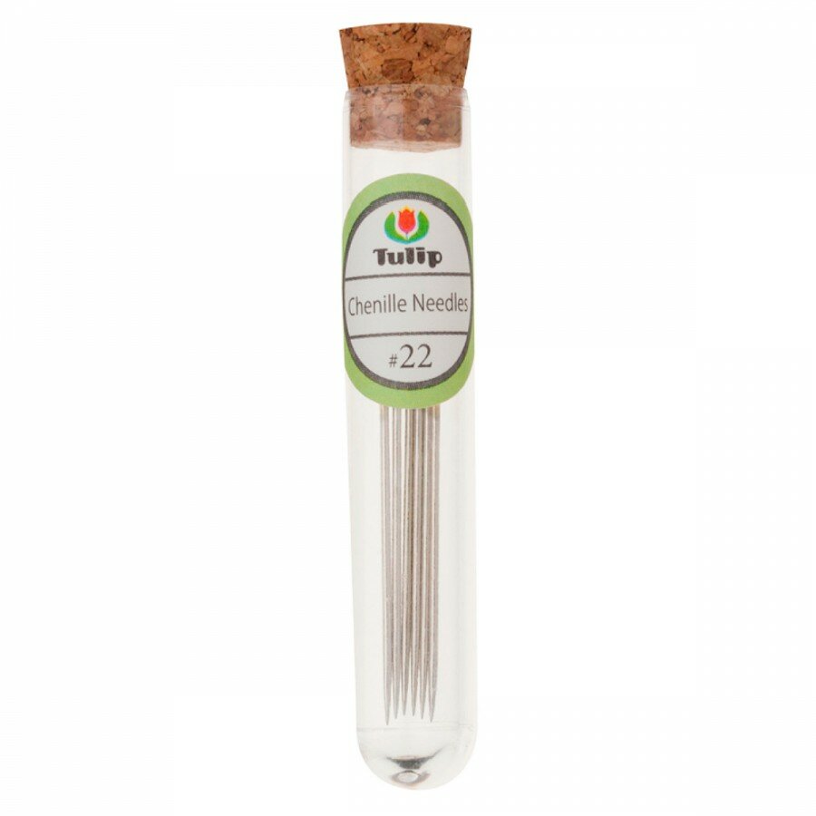 Иглы ручные для вышивки шерстью и лентами Chenille, размер 0,89*40мм (N 22), Tulip, THN-086e