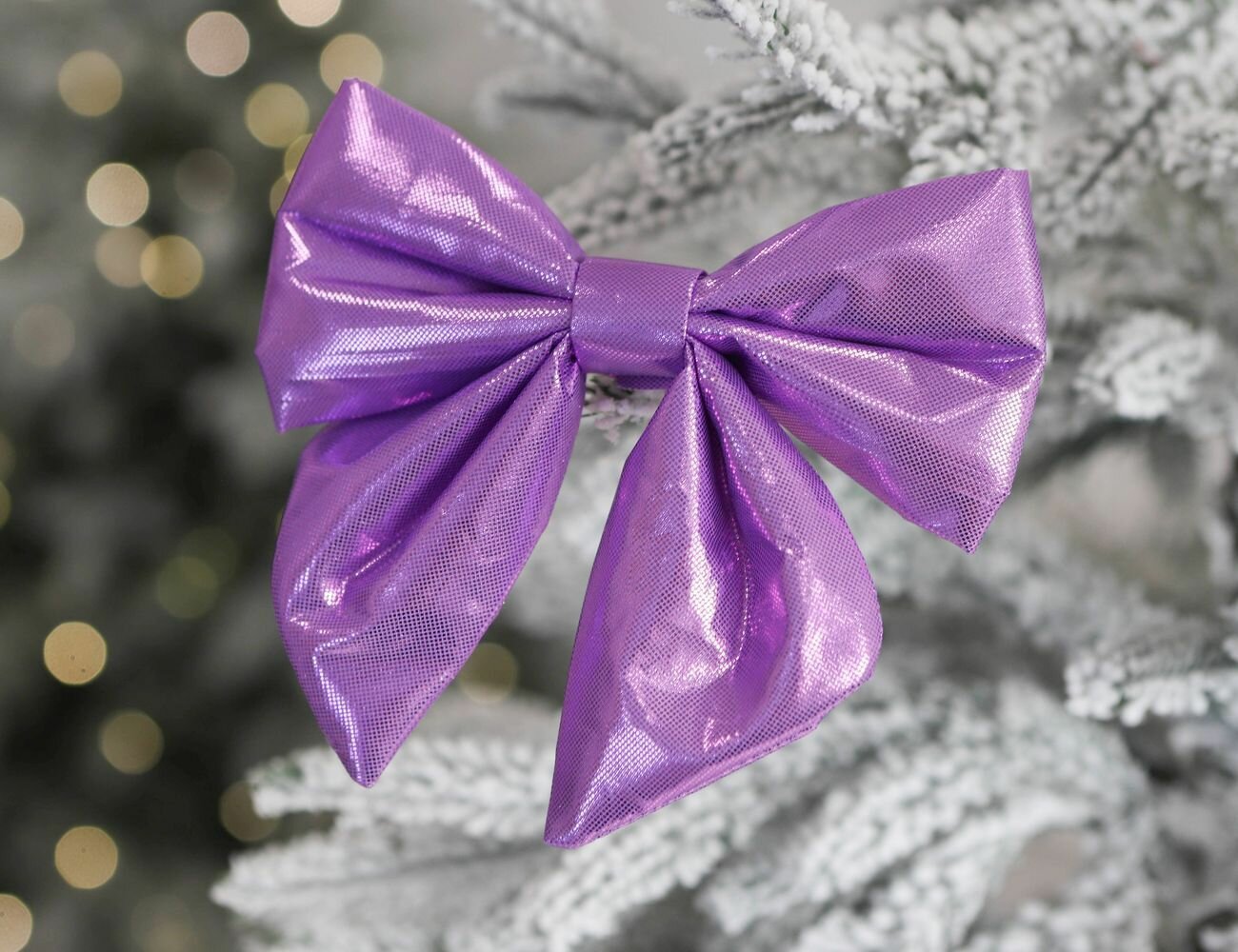 Декоративное украшение бант 'чарис', текстиль, фиолетовый, 15 см, Due Esse Christmas XNA23002891