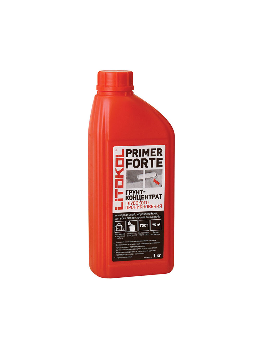 Грунт Primer Forte укрепляющий 1 кг концентрат 1:10