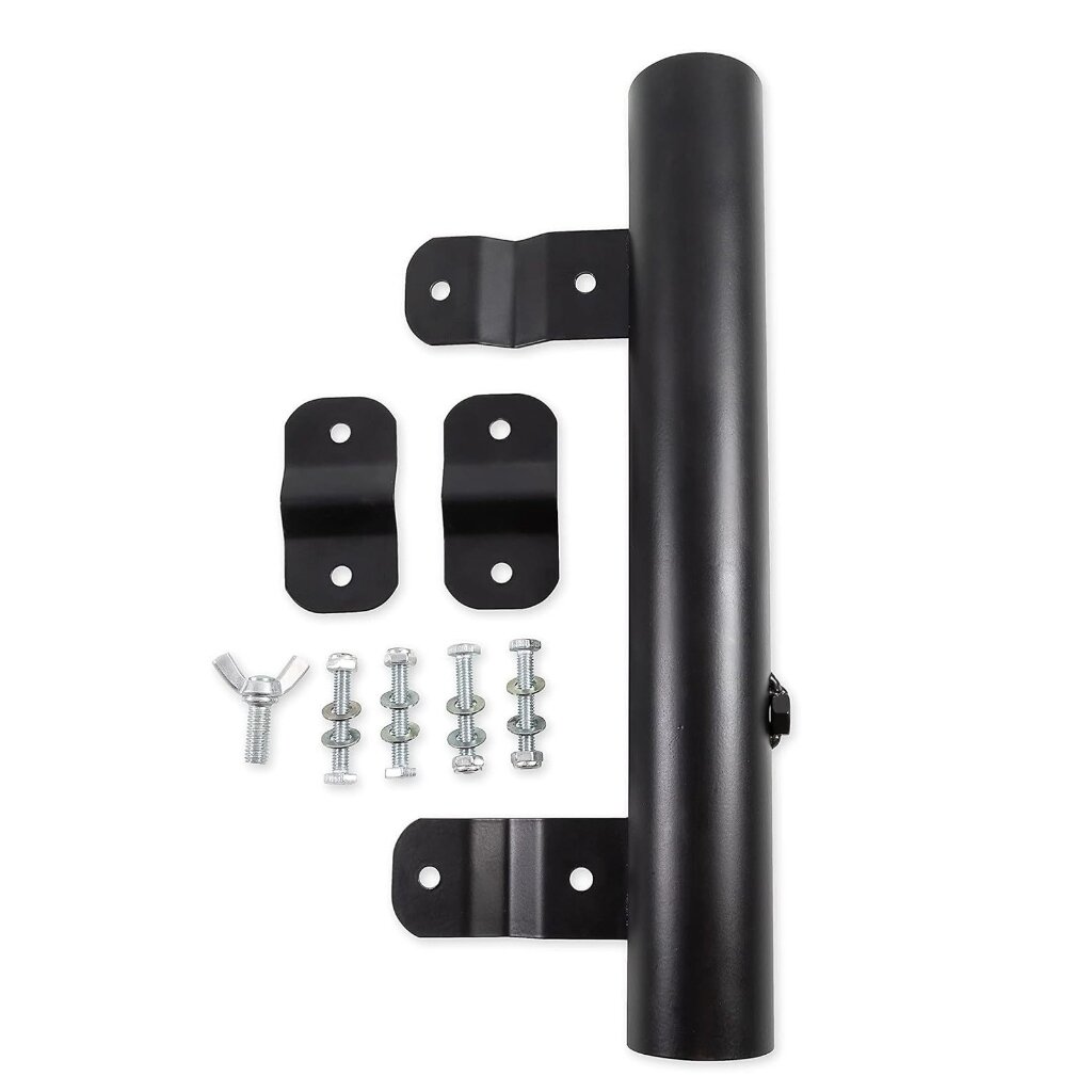 Держатель Флагштока, Установленный на Лестнице RVs, Сверхпрочное Крепление Флага подходит для Большинства Лестничных Флагштоков с Винтами для Передвижного Прицепа