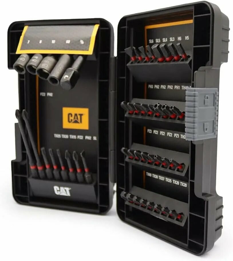 Набор отверток CAT DA01902 из 45 предметов из сплава марганца и фосфата