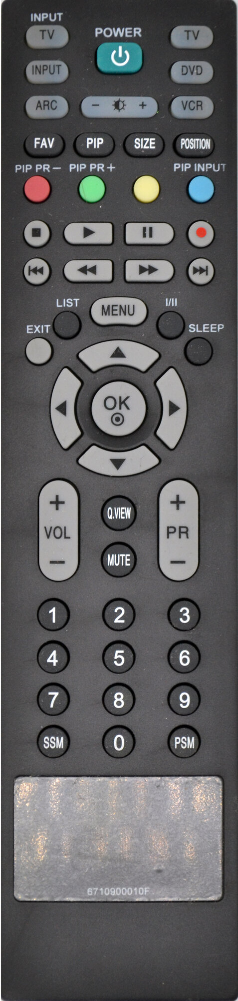Пульт дистанционного управления для телевизоров LG 6710900010F