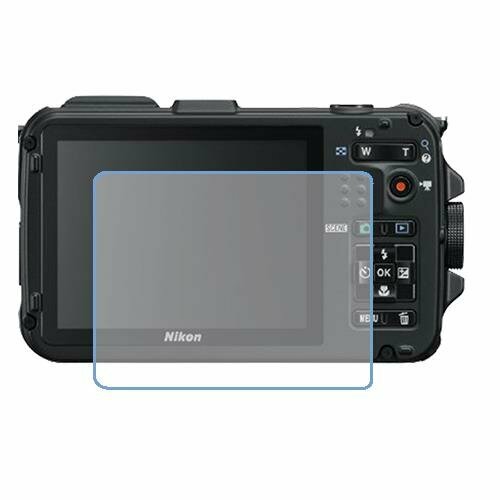 Скрин Мобайл защитный экран для фотоаппарата Nikon Coolpix AW100 из нано стекло 9H