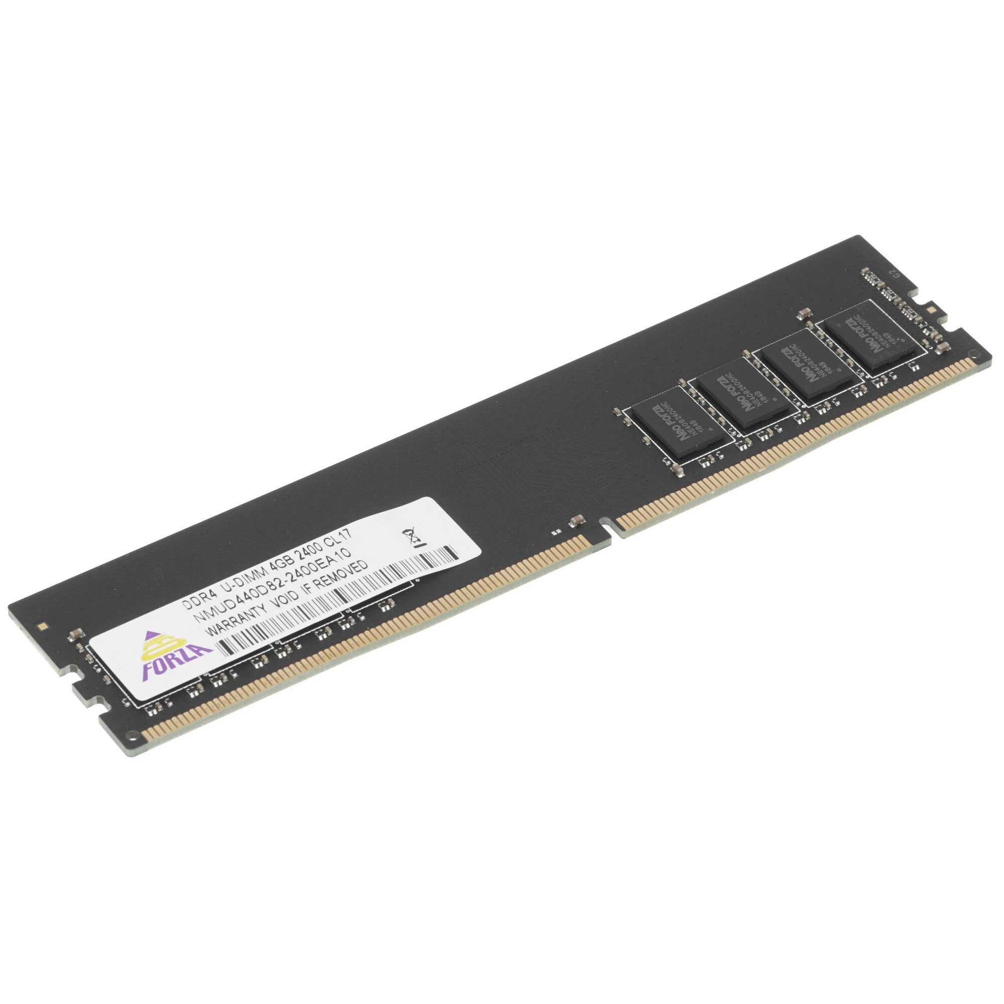 Оперативная память DRAM DDR4 Neo Forza 4G (NMUD440D82-2400EA10) 2400 МГц