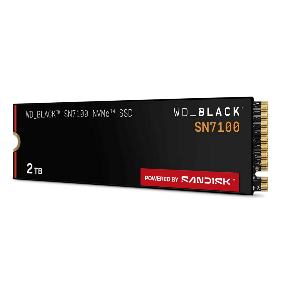 Твердотельный накопитель SSD Western Digital M.2 2280 2TB WD Black WDS200T4X0E PCIe Gen4 x4, NVMe