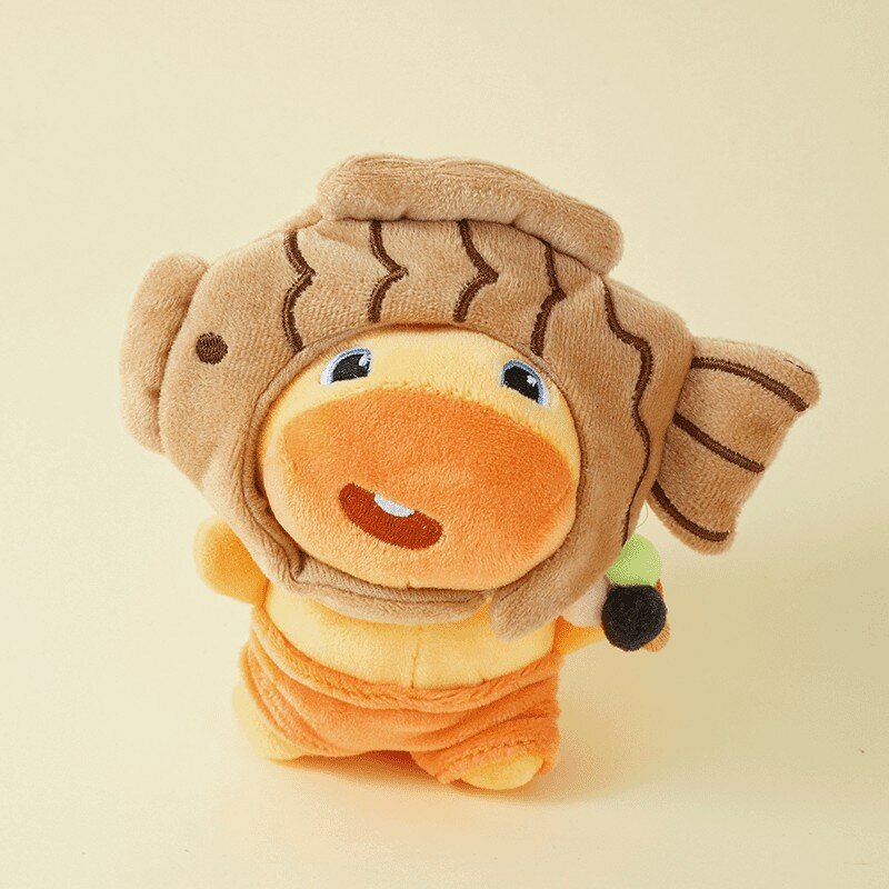 Оригинальная плюшевая игрушка Duoaai Capybara Lulu, лимитированная рождественская серия, сменная одежда, милый плюшевый брелок-подарок.