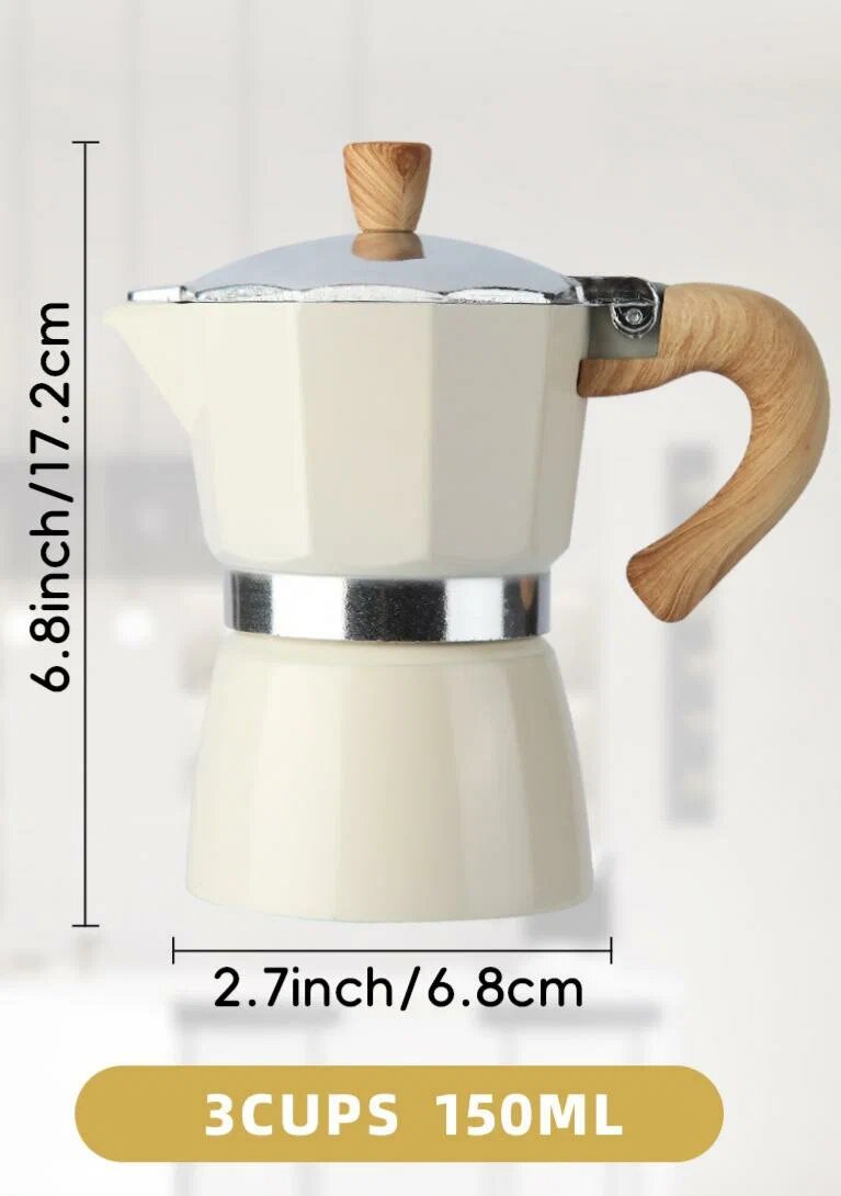 Гейзерная кофеварка , Express на 3 порции (150 мл), Хороший кофе сварен