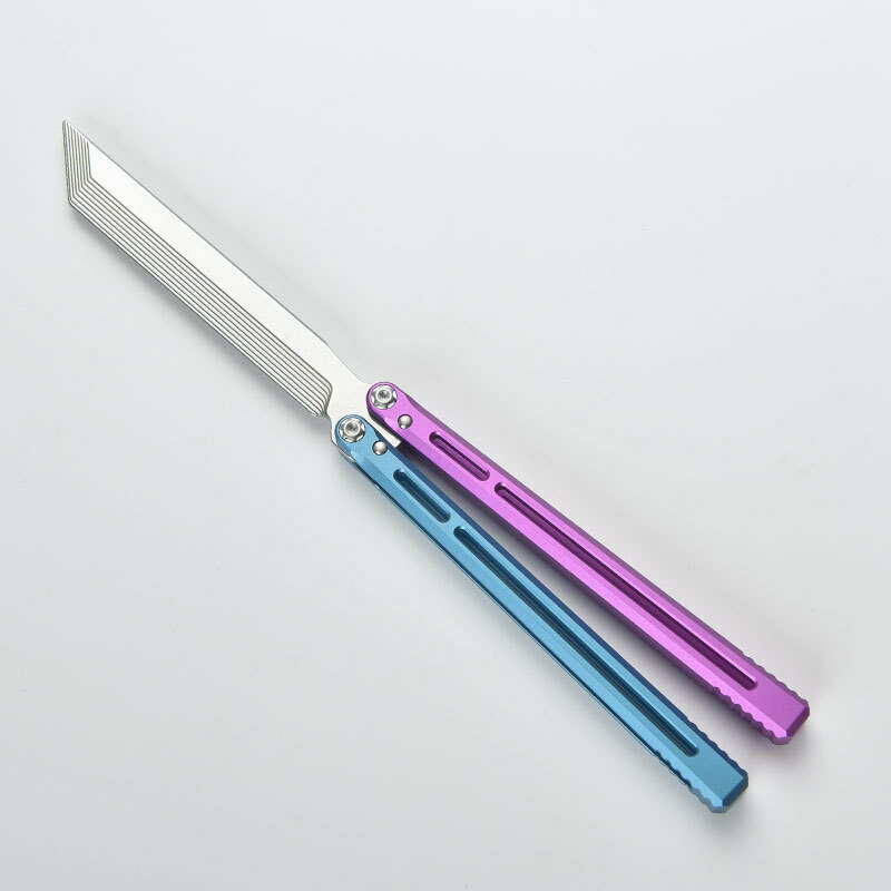 Алюминиевый сплав тренировочный нож складной ручной метательный игрушечный нож CSGO интегрированный CNC метательный нож