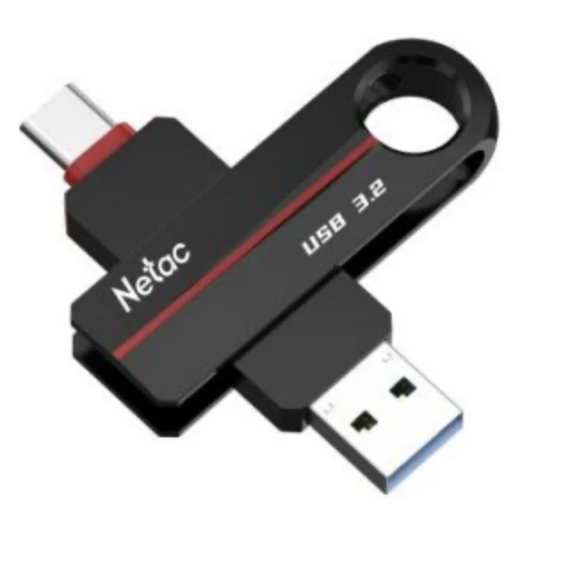 Netac USB3.2/USB-C Flash Drive 256Gb (RTL)