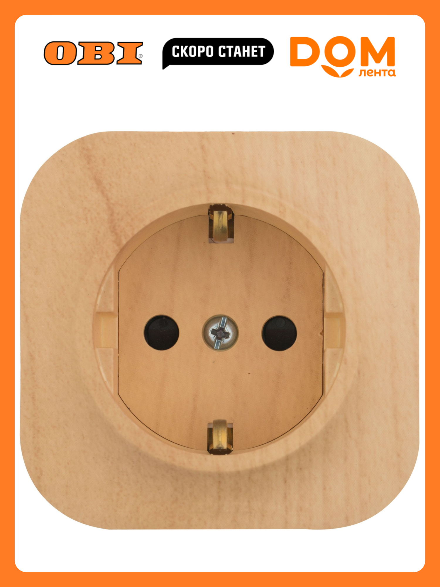 Розетка Legrand Quteo 782280, IP20, открытая установка, коричневый