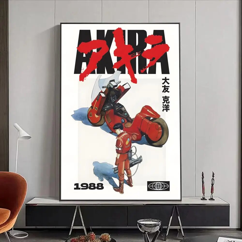 Плакат "Акира" 1988, ретро постер ПВХ, цвет z15
