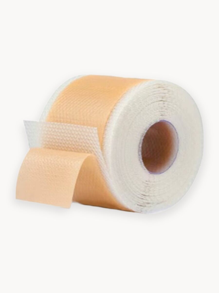 Пластырь силиконовый, для удаления шрамов и рубцов, гипоаллергенный, бежевый