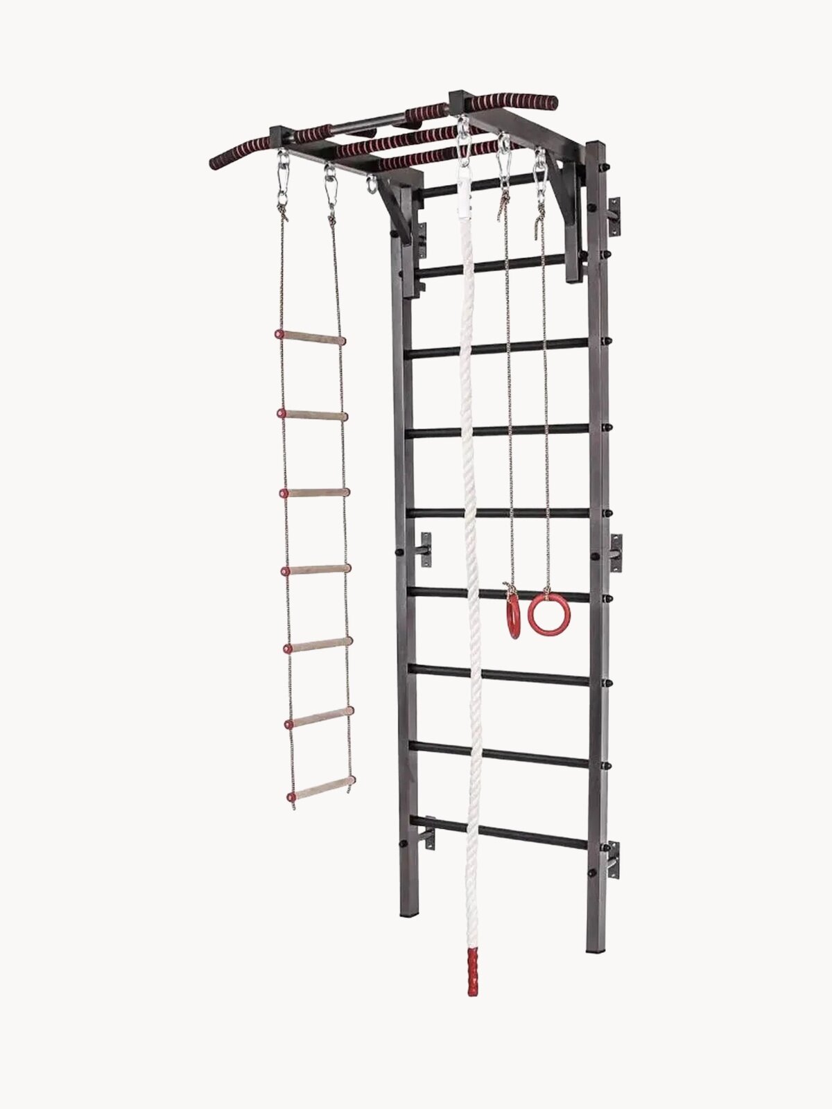 Усиленная шведская стенка "светофор T-2", черный