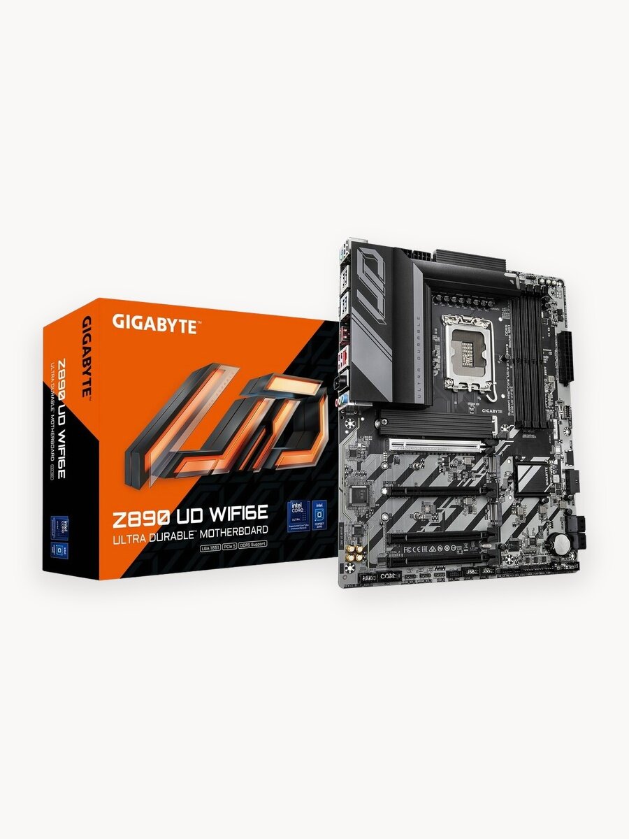 Материнская плата Gigabyte Z890 UD WIFI6E, LGA1851, Intel Z890, ATX, RTL (Z890 UD WIFI6E)