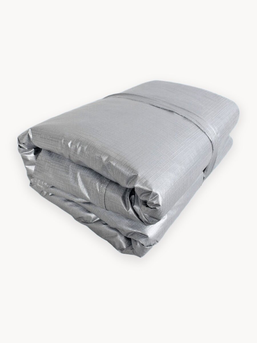 Чехол/Тент для автомобиля, размер XXXL с фиксацией на колёсах. Защита от дождя, снега и солнца