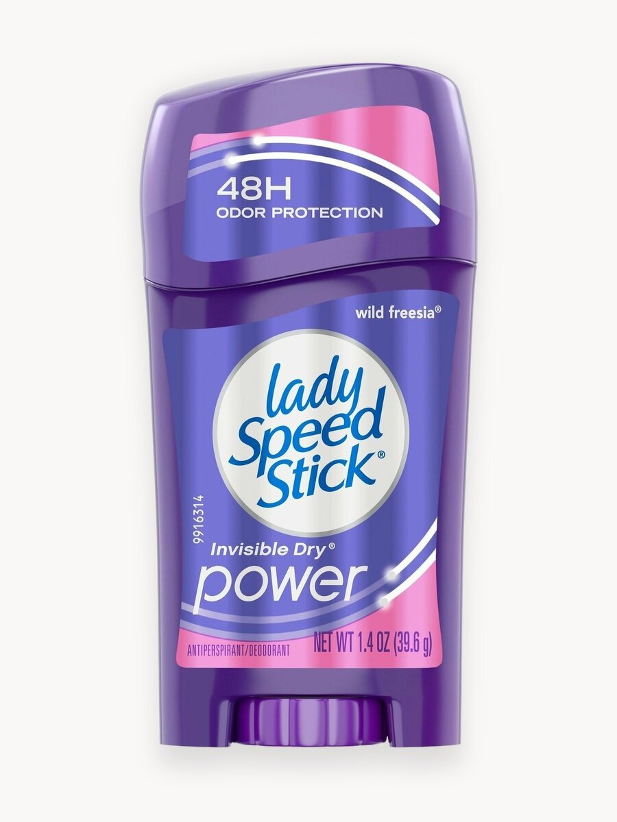 Дезодорант-антиперспирант Lady Speed Stick Wild Freesia, твердый дезодорант - стик, 39,6 гр