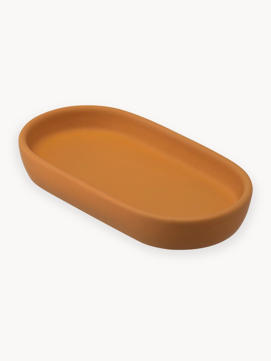Подставка для ванных принадлежностей Flow керамическая терракотовая Bergenson Bjorn Bath BB0000879