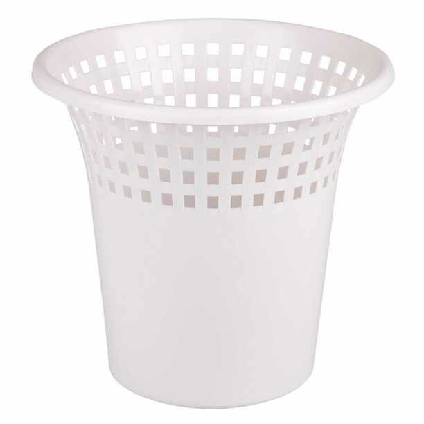 Корзина для бумаг 10 л светло серая