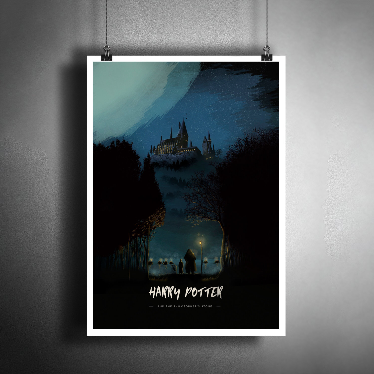 Постер плакат для интерьера "Фильм, книга Дж. К. Роулинг: Гарри Поттер и философский камень. Harry Potter"/ A3 (297 x 420 мм)