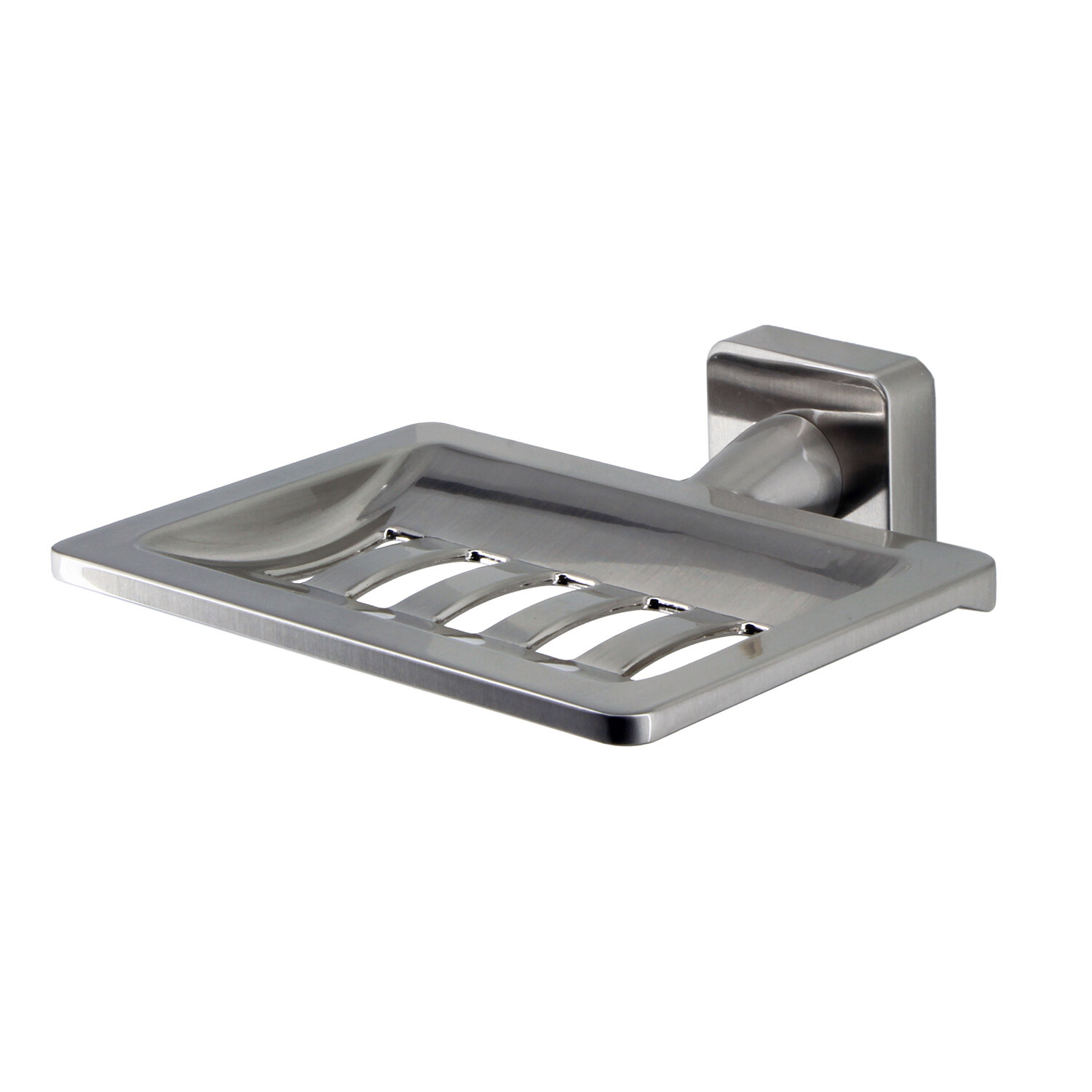 Мыльница-решётка WasserKRAFT K-8769, настенная, квадратная, никель