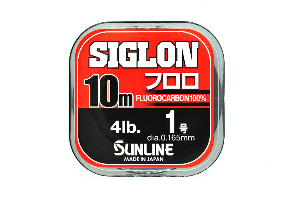 Флюорокарбон Sunline Siglon Fluoro, 0.165 мм, 2 кг, 4lb, 10 м (clear).