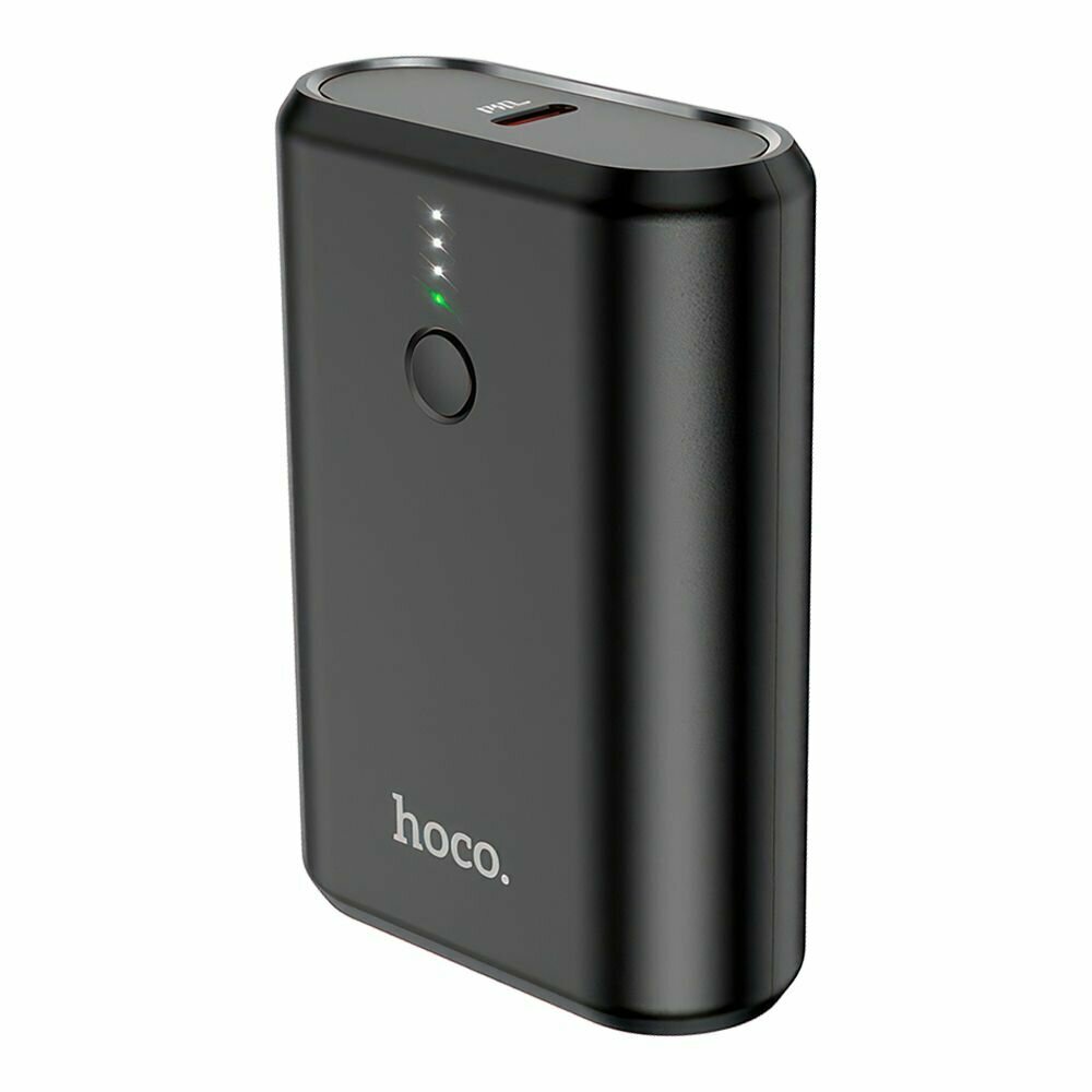 Внешний АКБ HOCO Q3 Mayflower 10000 mAh, 1xUSB, 1xUSB-C, 3А, QC3.0, PD20W, LED, Li-Pol (черный)