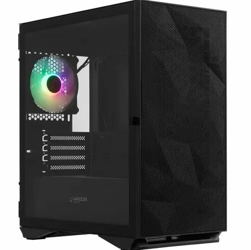 Компьютерный корпус ARDOR GAMING Rare Minicase MS3 Mesh BG ARGB (Rare_Minicase_MS3_Mesh_BG_ARGB) черный - Mini Tower, Micro ATX, Мini ITX, USB 2.0 Tуpe A, USB 3.2 Gen1 Tуpe A