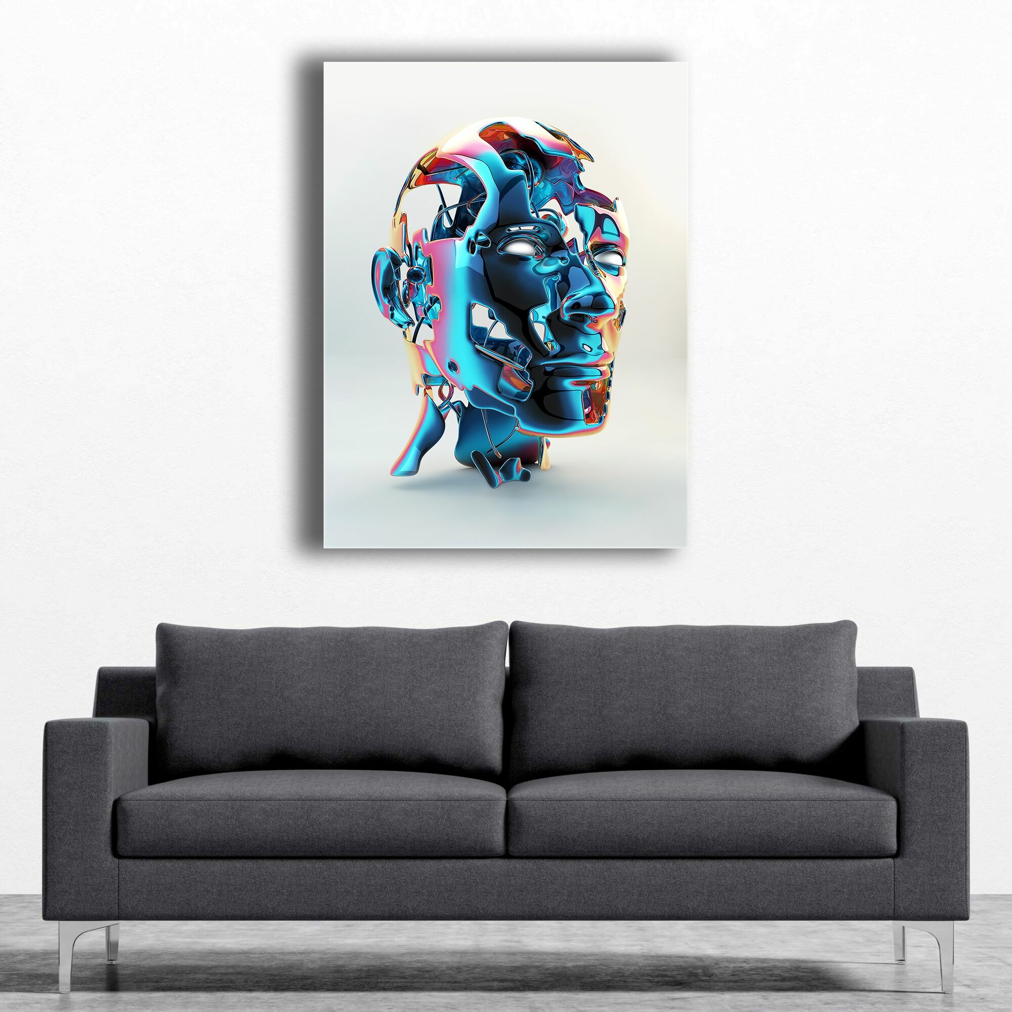 Интерьерная картина на холсте / Абстракция Минимализм / 50*70