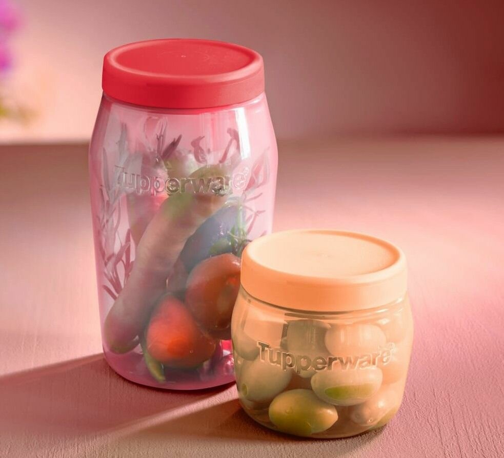 Набор "Чудо-банок" (325/825мл) 100% герметичные, лёгкие, прочные банки для хранения и транспортировки. Tupperware