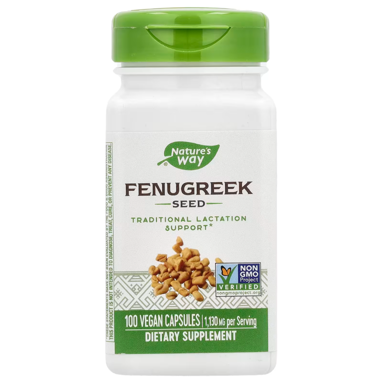 Капсулы Nature's Way Fenugreek Seed, 110 г, 100 мл, 100 шт.