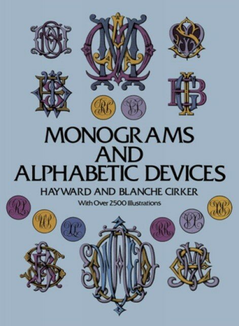 Cirker Hayward "Monograms and Alphabetic Devices"
