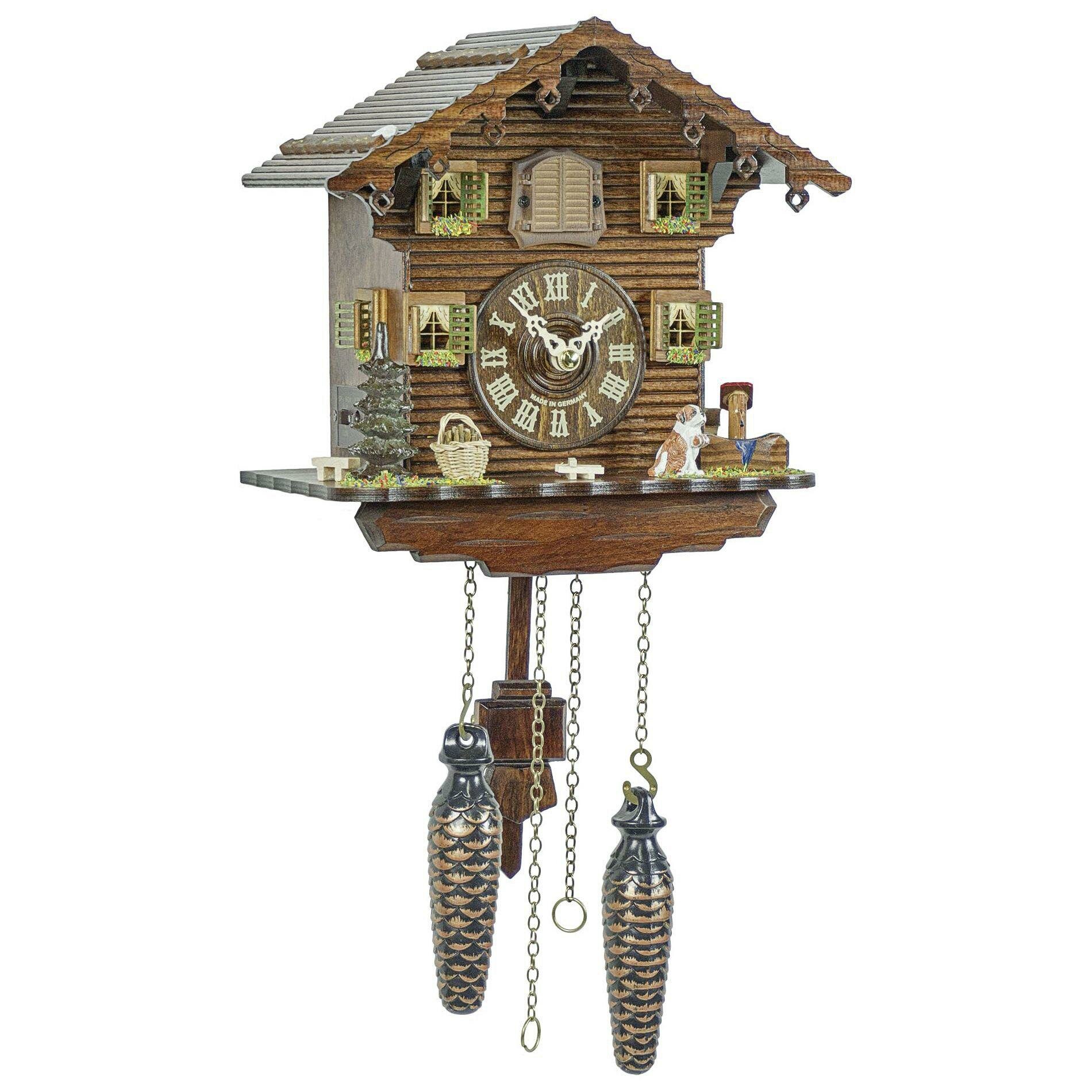 Часы настенные Tomas Stern Cuckoo TS-5092, кварцевые, фигурный корпус, с кукушкой