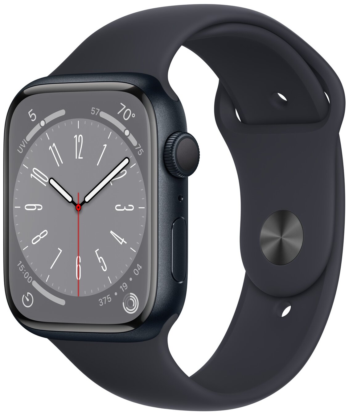 Умные часы Apple Watch Series 8 45mm, Midnight M/L (MNUL3LL/A)