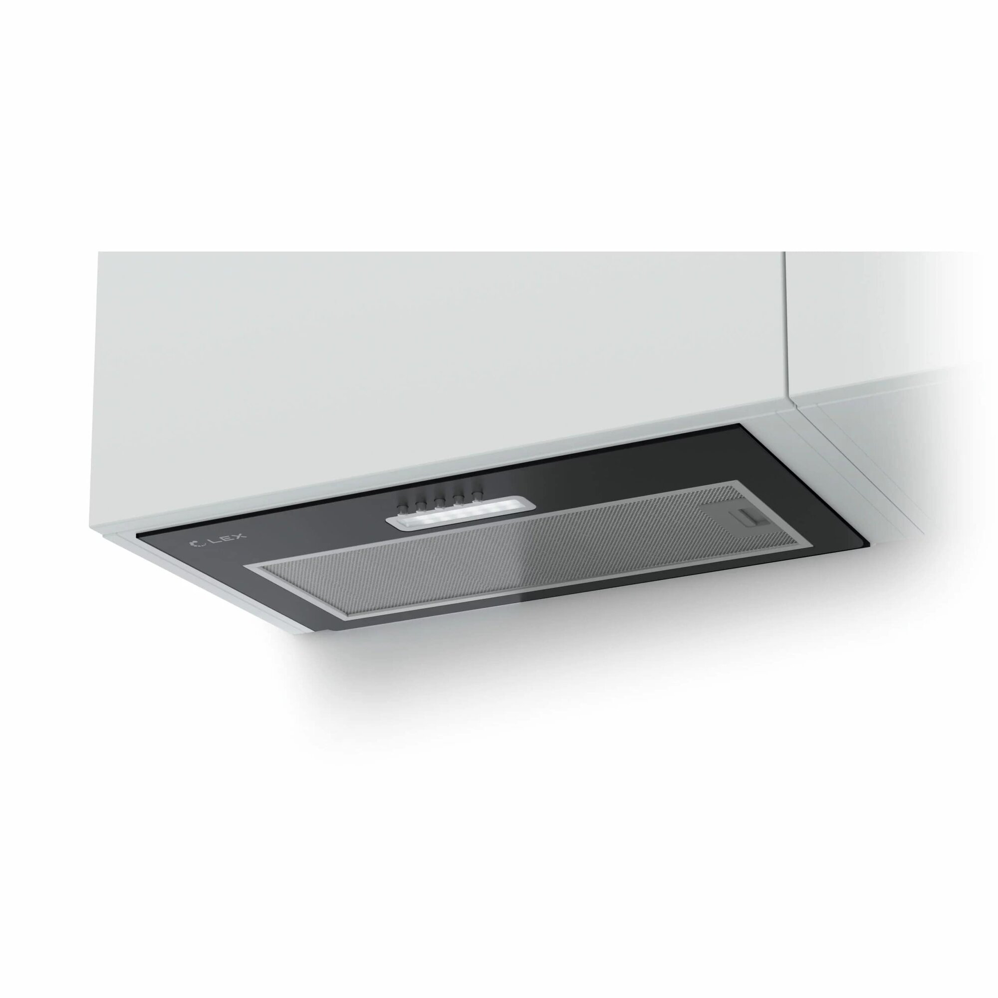 Полновстраиваемая вытяжка LEX GS BLOC LIGHT 600 BLACK