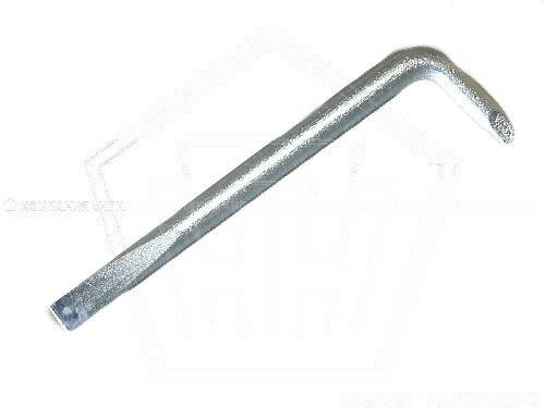 Вороток г-образный 1/2" 230 мм с лопаткой низ (21506025)