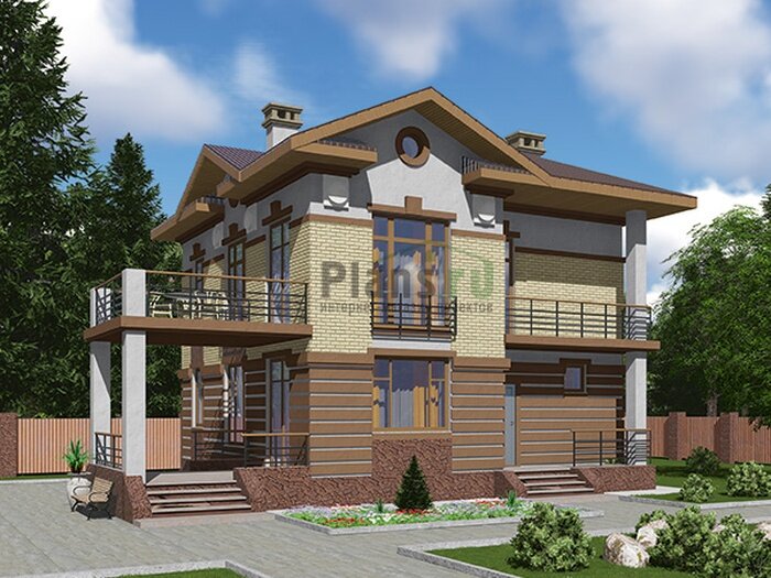 Проект дома Plans-62-19 (127 кв. м, газобетон)