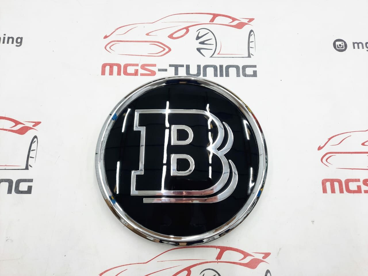 Эмблема в решетку Brabus GLC/GLE под дистроник (хром)