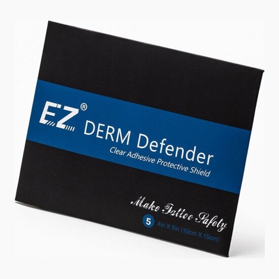 Пленка для ухода за тату EZ Tattoo EZ Premium Derm Defender 10х15 см (5 шт.)