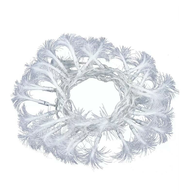 Гирлянда Нить TDM 8 режимов белый холодный 4 м