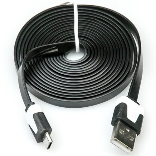 Кабель USB-Am/MicroBm 2.0 Диалог CU-0310-P black - 1 метр чёрный