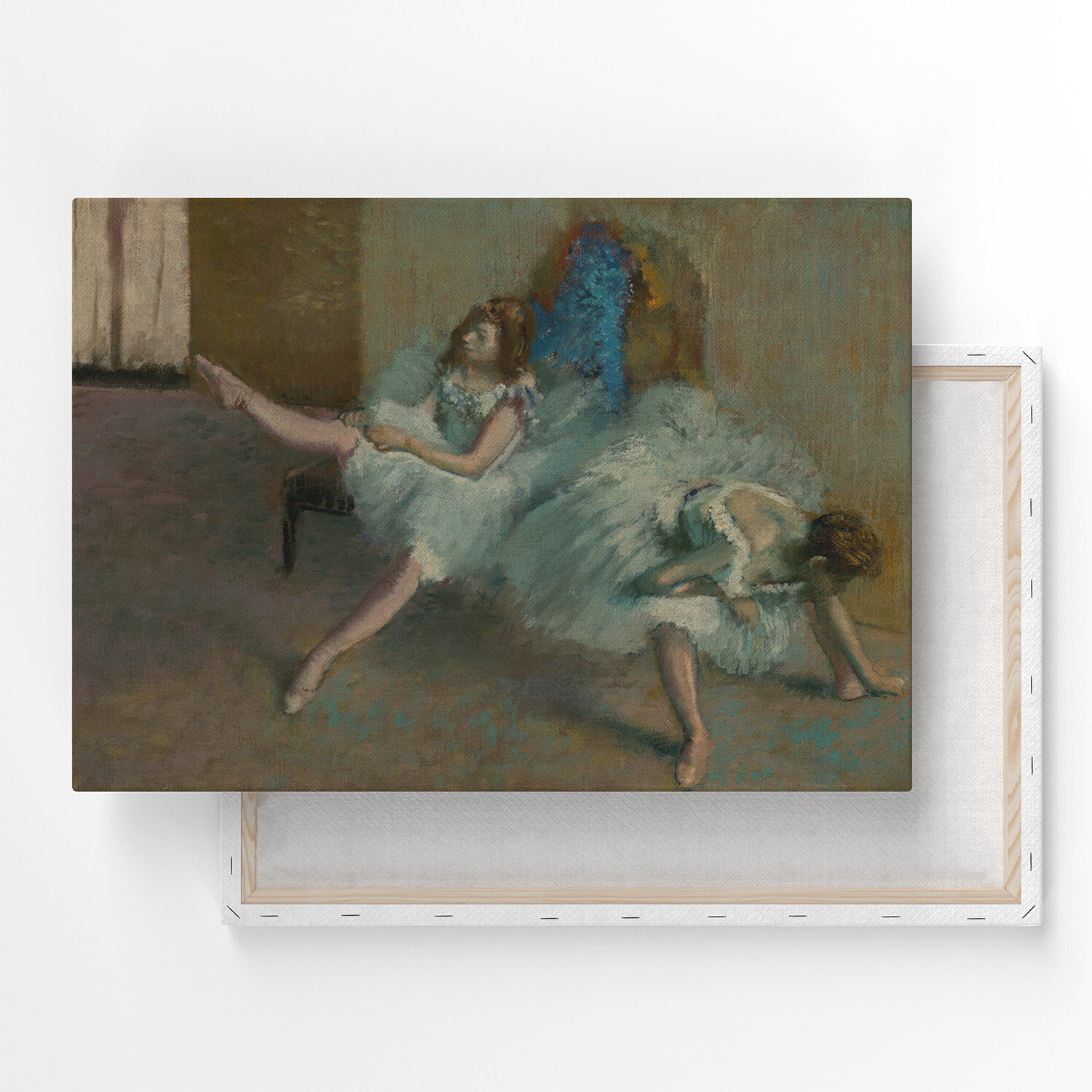 Картина на холсте, репродукция / Дега Эдгар - Before the Ballet / Размер 40 x 53 см