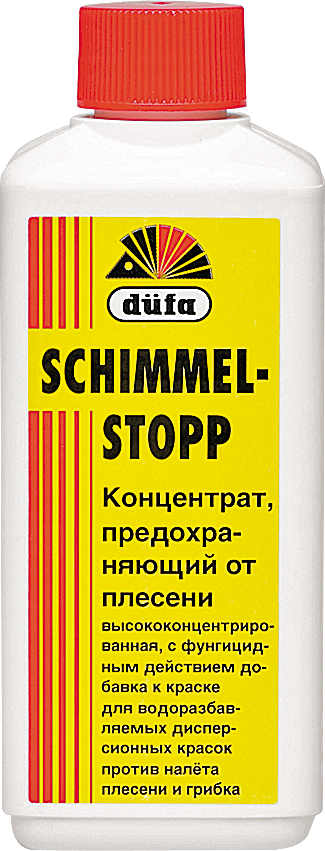 Концентрат-добавка Антиплесень Dufa Schimmelstopp 0.25л Бесцветный для Красок, Грунтов, Штукатурок*.
