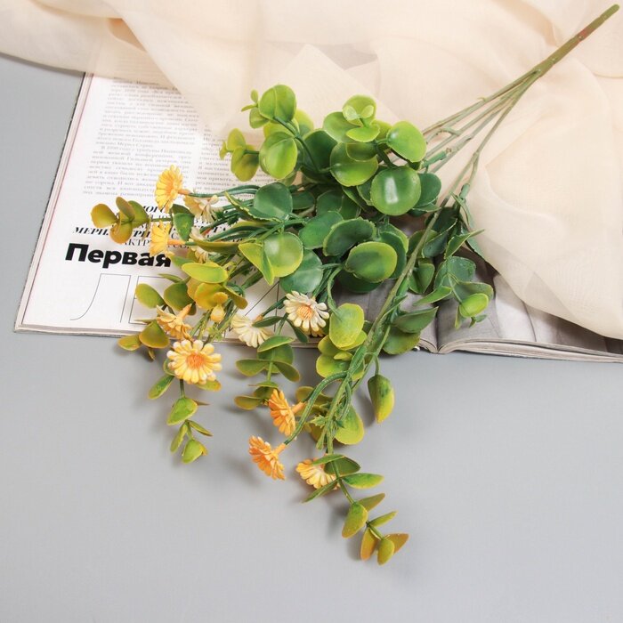 Букет искусственный «Календула король», h=34 см