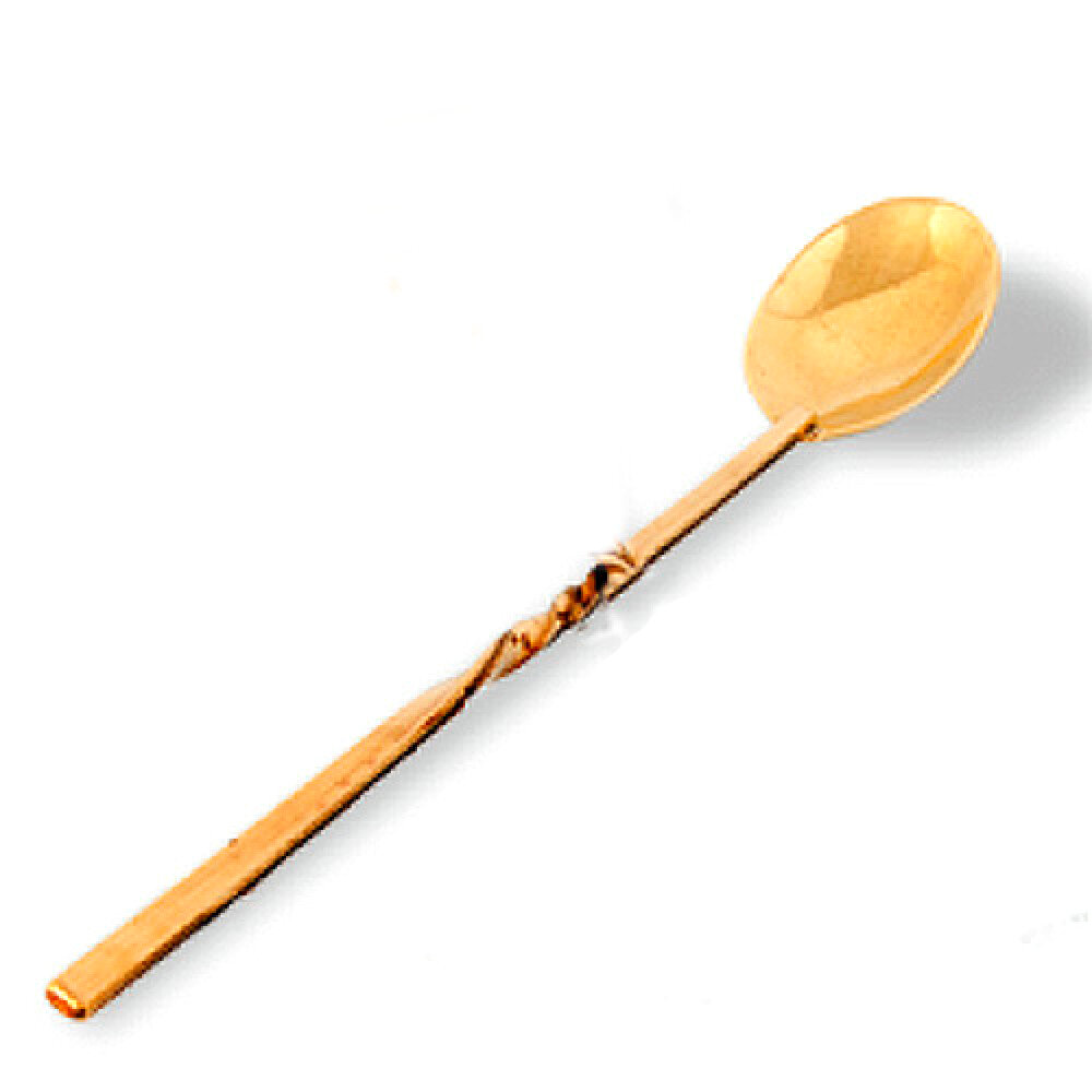 Ложка латунная для кофе и сахара 22 см