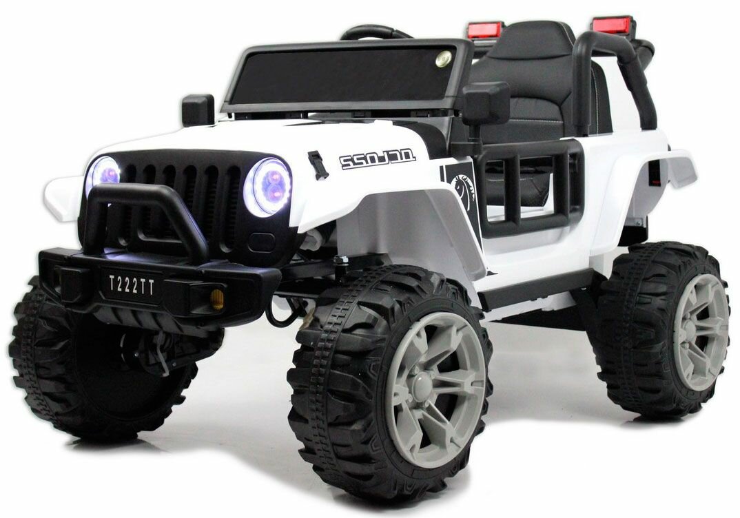 Детский электромобиль RiverToys T222TT 4WD Белый