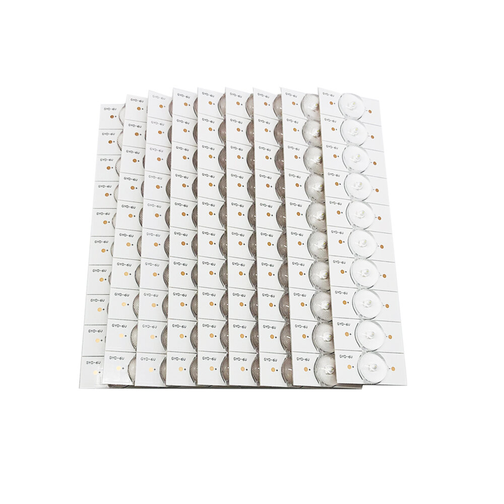 100шт SMD-ламп 6В с фильтром для ремонта LED-телевизоров 32-65